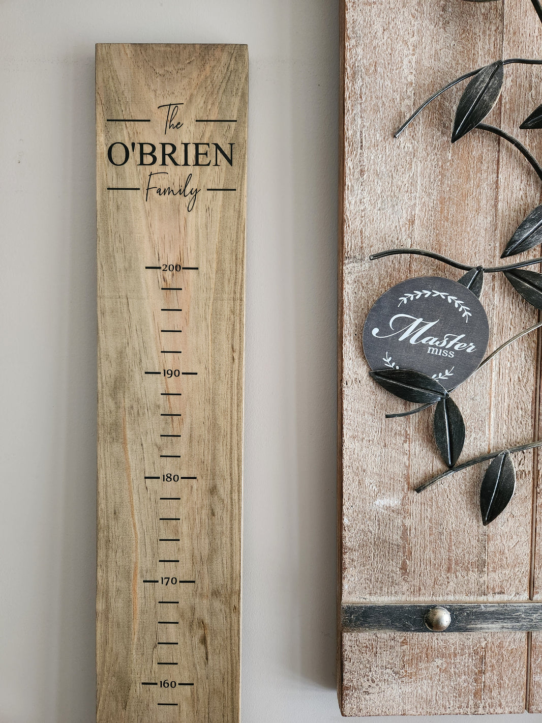 Height Charts – Master Miss